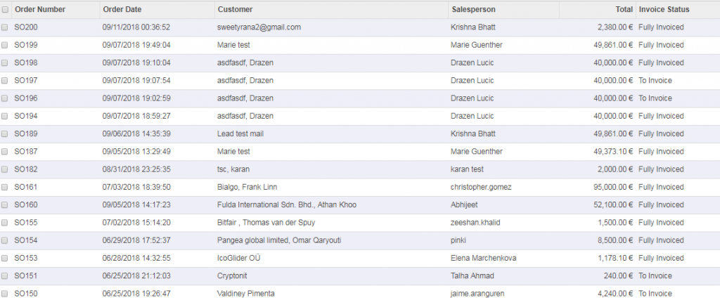 Odoo Tree View (List View) with Colors & Decorators